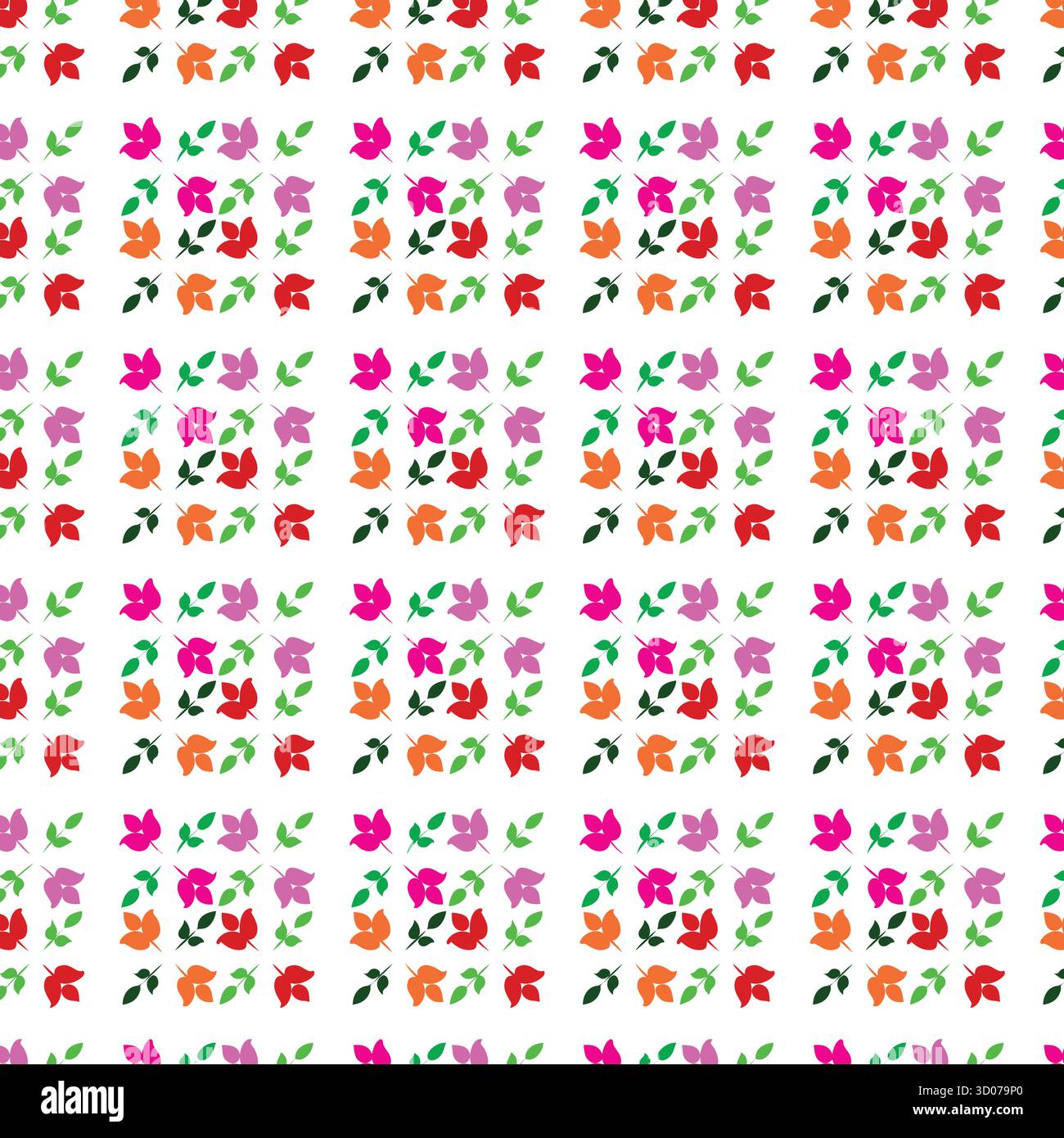 Colorful seamless textile pattern Stock Vector Images - Alamy