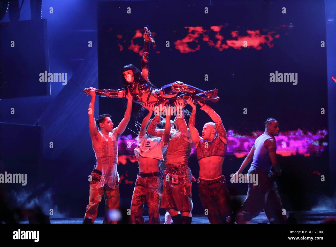 Katy Perry bei einem Konzert in der Uber Arena in Berlin, 21. Oktober ...