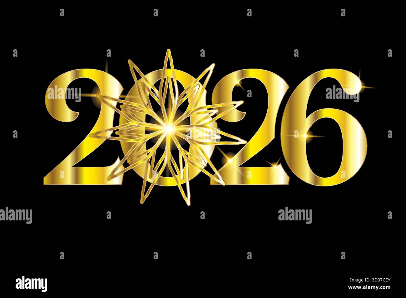 New year 2026 fireworks Stock Vector Images - Alamy