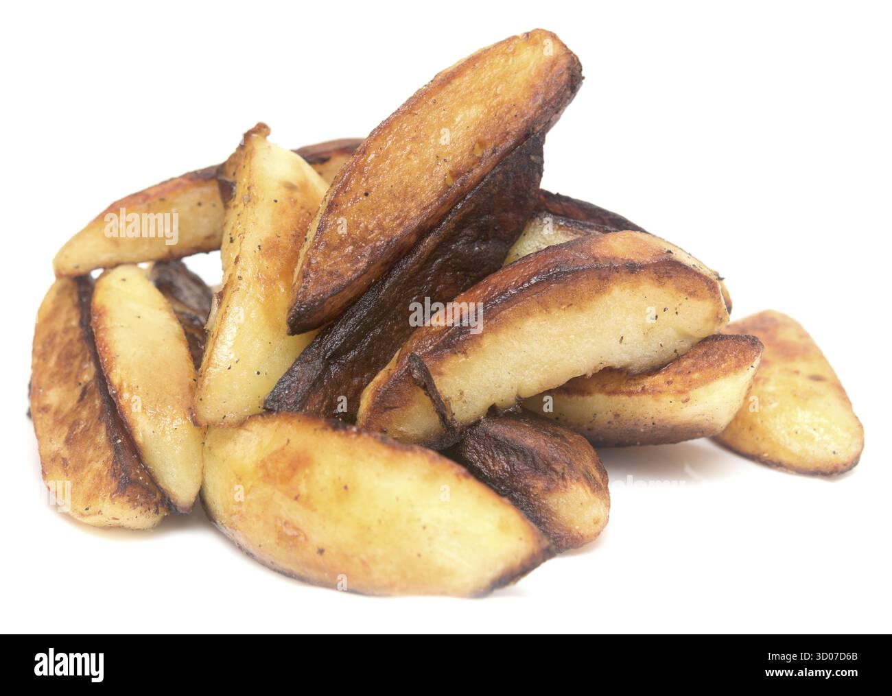 Baked potato wedges grilled Cut Out Stock Images & Pictures - Alamy