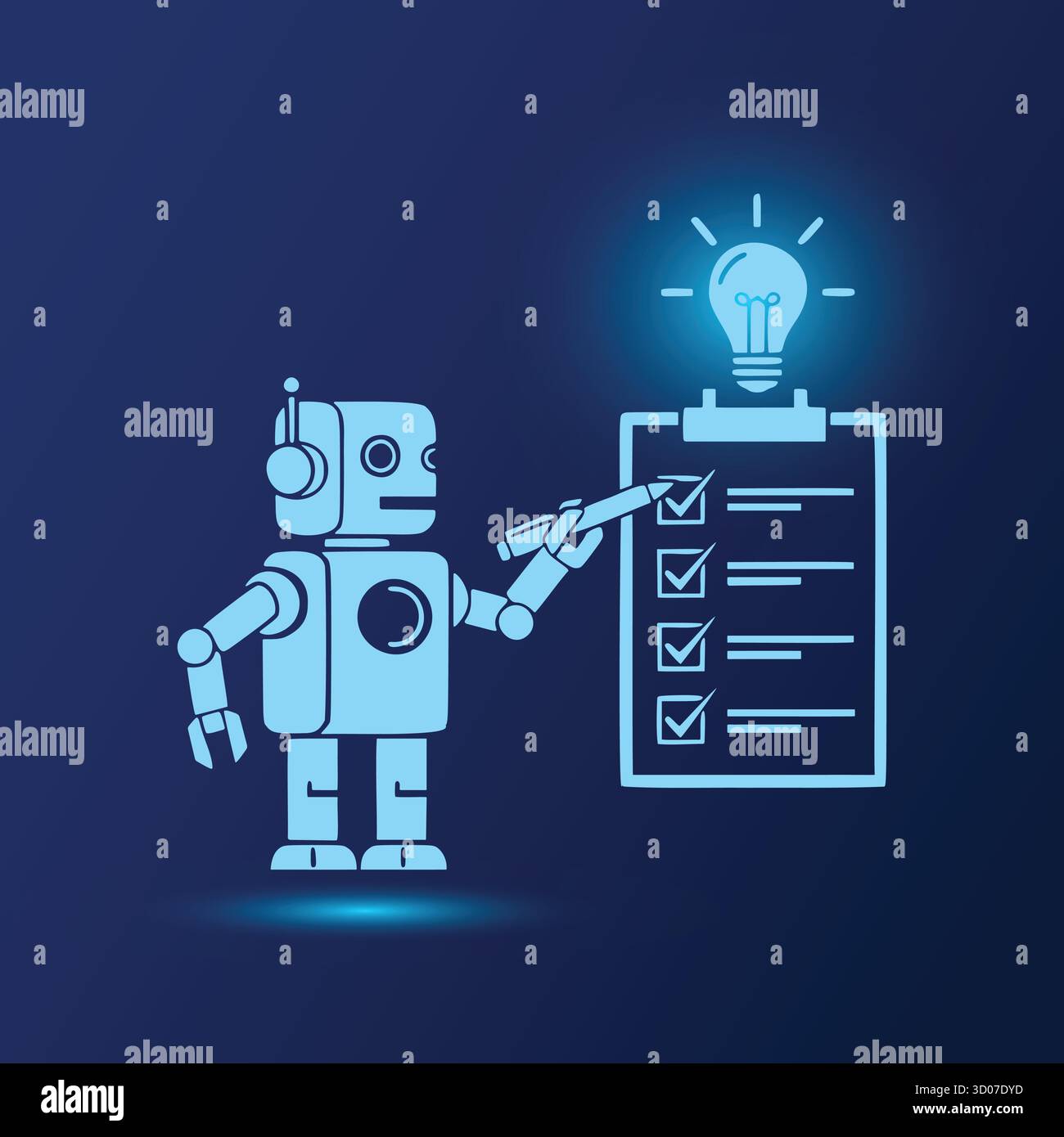 Ai task Stock Vector Images - Alamy