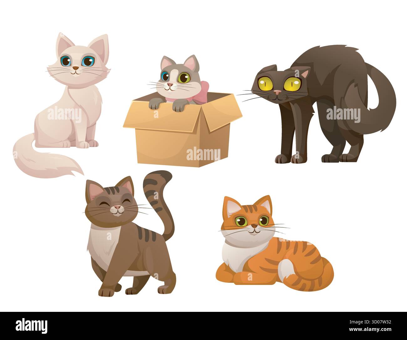 Cartoon character orange various Cut Out Stock Images & Pictures - Alamy