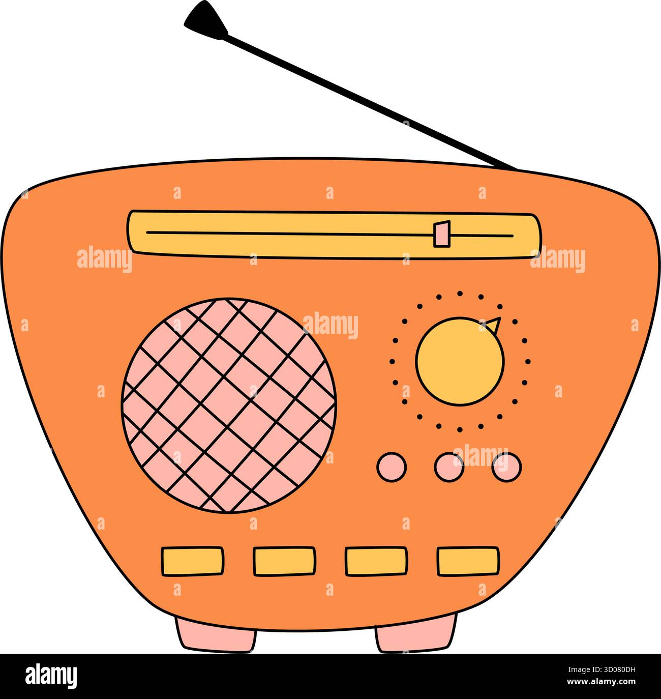 Groovy y2k retro music Cut Out Stock Images & Pictures - Alamy