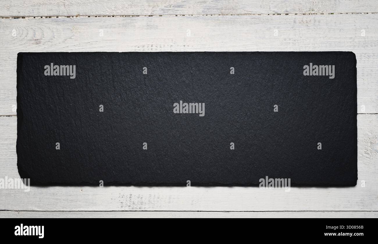 Black empty rectangular slate hi-res stock photography and images - Alamy