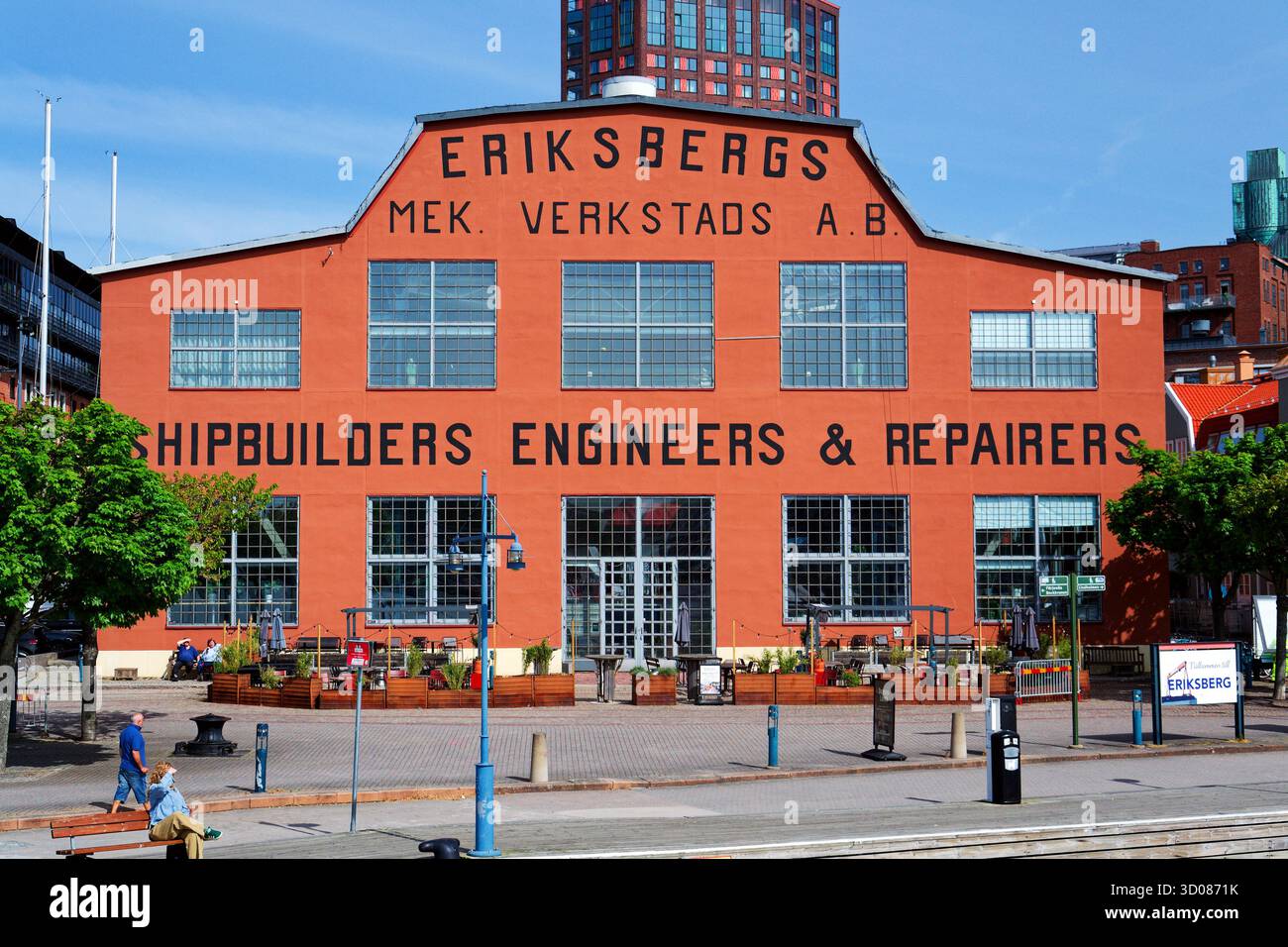 Eriksberg area on Hisingen, former shipyard near Alvsborg bridge on May ...