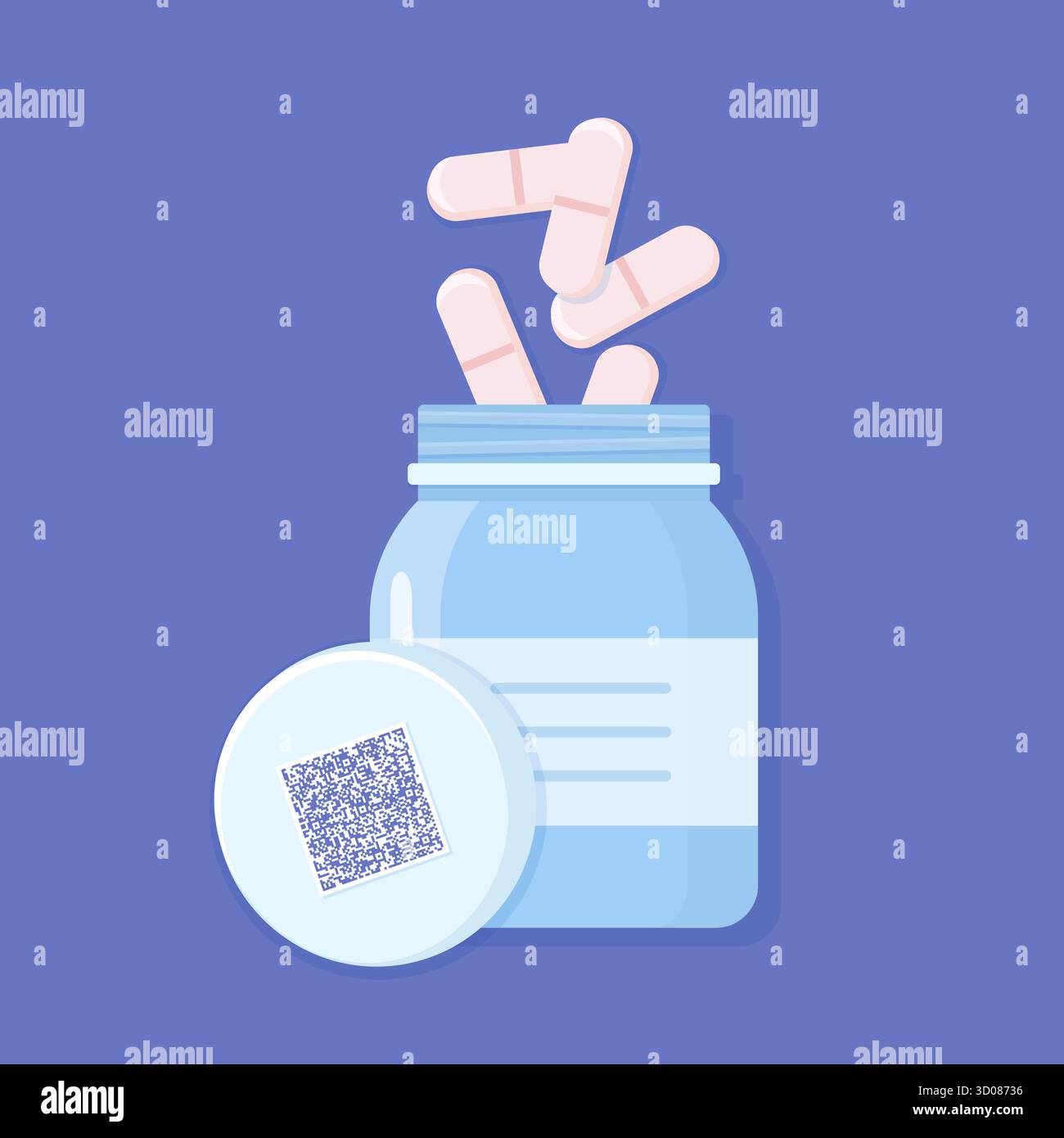 Qr code authentication Stock Vector Images - Alamy