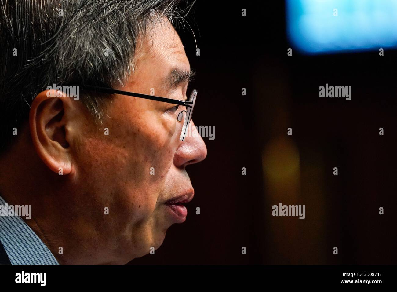 Hong Kong Legislative Council President Andrew Leung Kwan-yuen at his ...