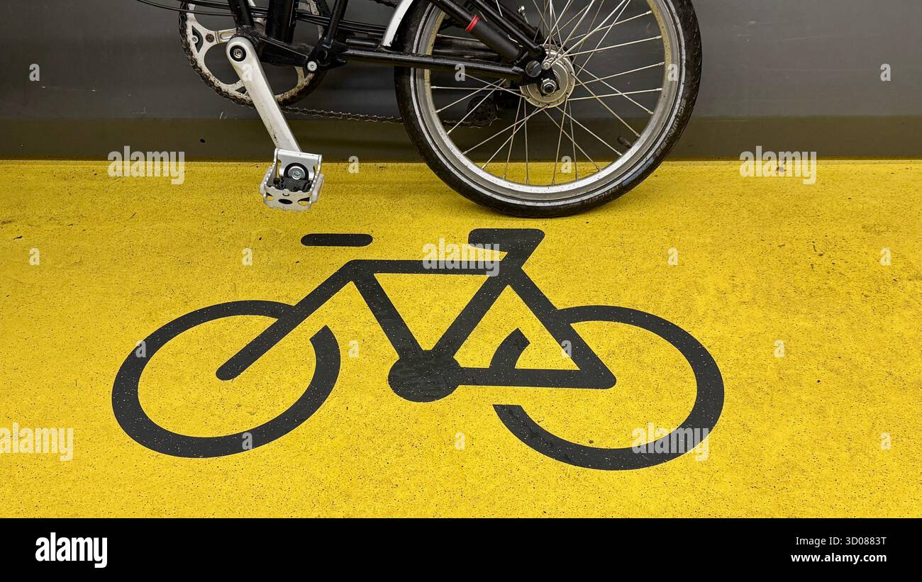 Cycle storage area on Merseyrail class 777 Stadler EMU metro train ...