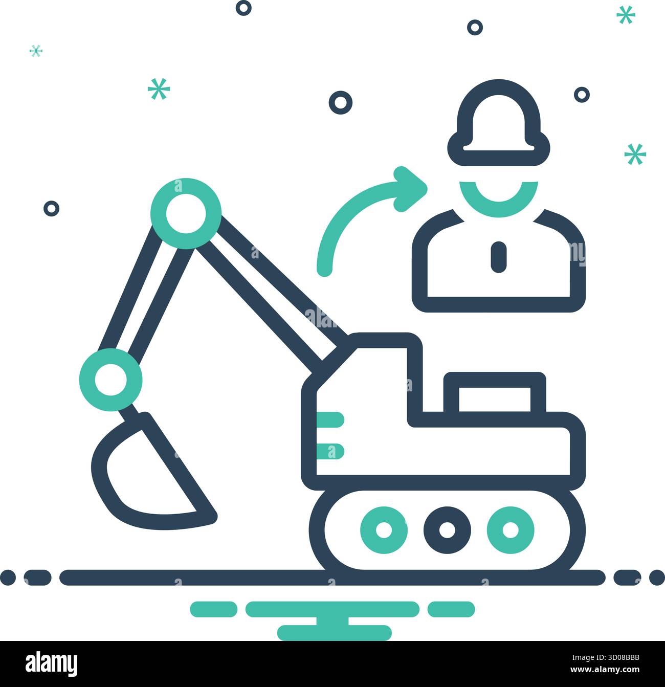Icon for excavation expert, excavation Stock Vector Image & Art - Alamy