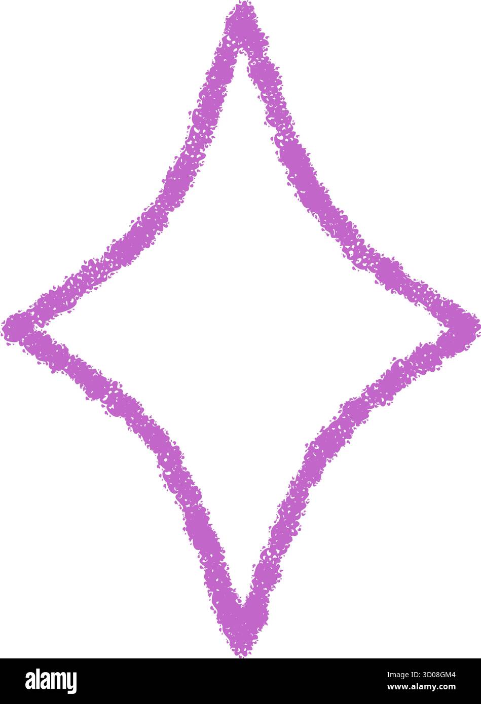 Chalk outline star burst Stock Vector Images - Alamy