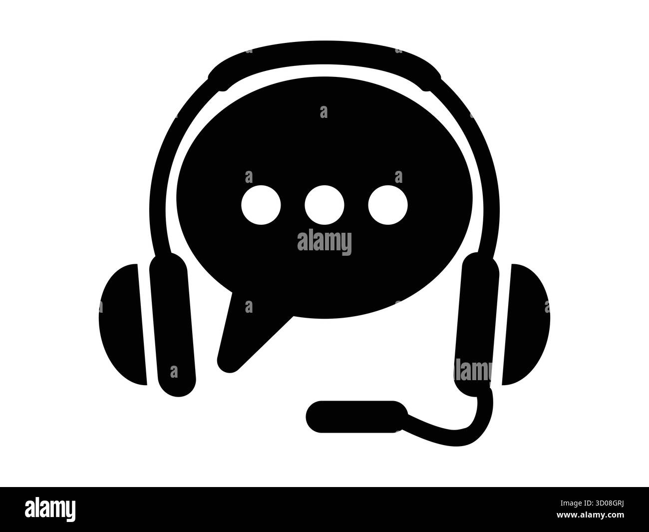 Call center operator dialog Cut Out Stock Images & Pictures - Alamy