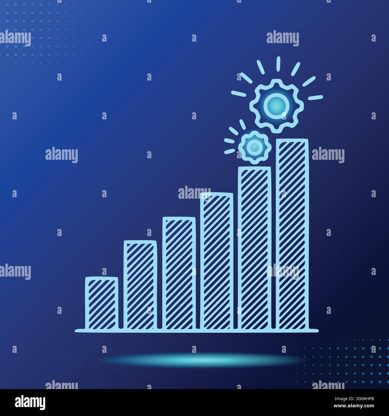 Corporate progress upward growth Stock Vector Images - Alamy