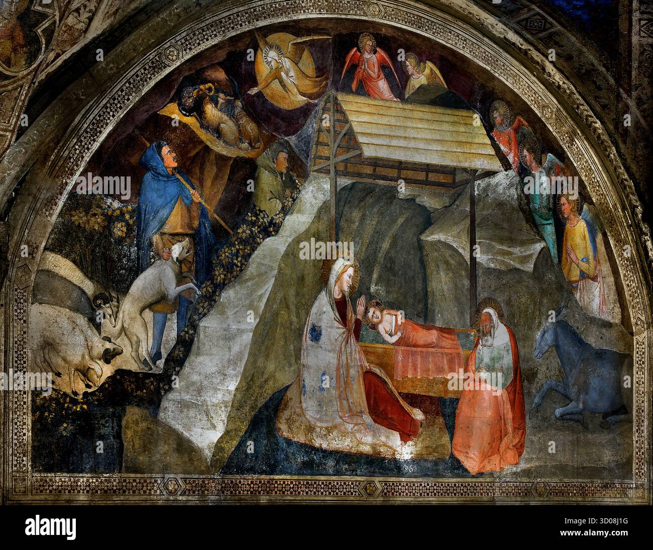 Nativity by andrea orcagna hi-res stock photography and images - Alamy