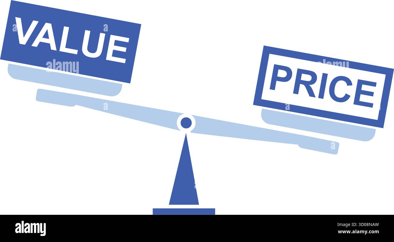 Price value comparison on Stock Vector Images - Alamy