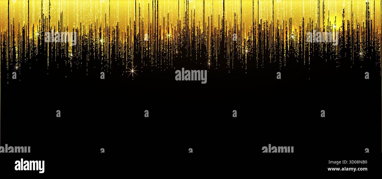 Gold confetti bg Stock Vector Images - Alamy