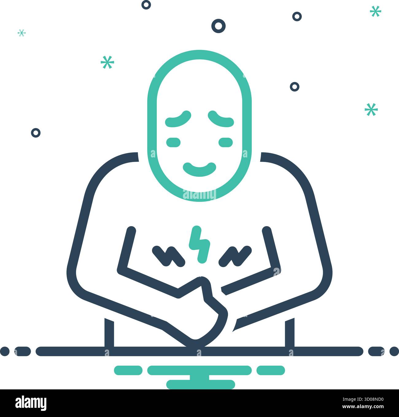 Icon for stomach pain, stomach Stock Vector Image & Art - Alamy