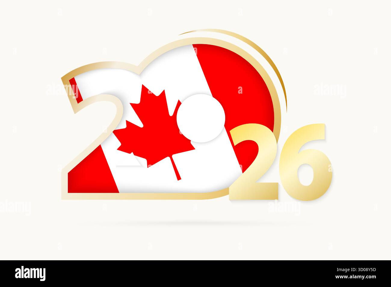 Year 2026 flag canada hi-res stock photography and images - Alamy