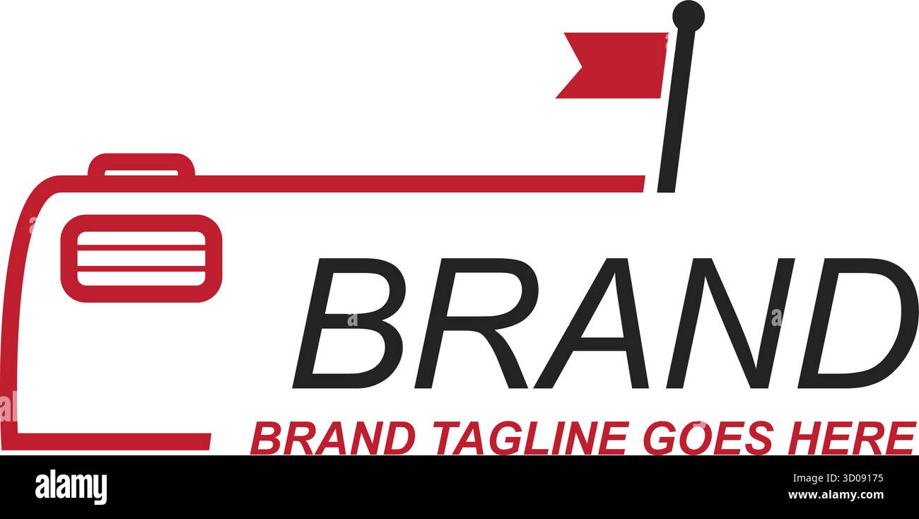 Van on road logo Stock Vector Images - Alamy