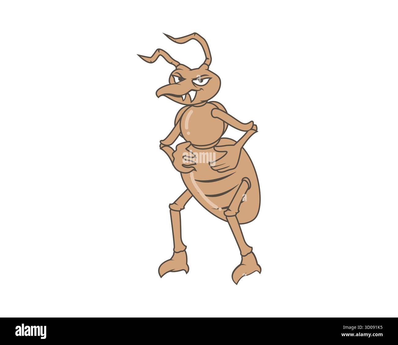 Ant cartoon character standing hi-res stock photography and images - Alamy