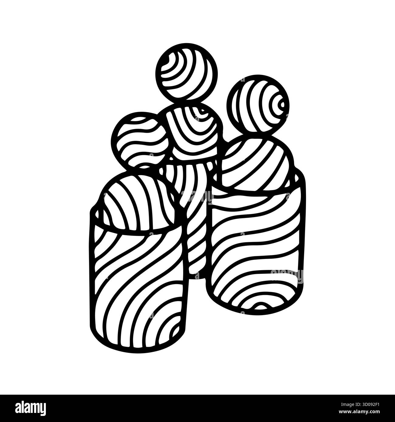 Kids wood block shape Stock Vector Images - Alamy