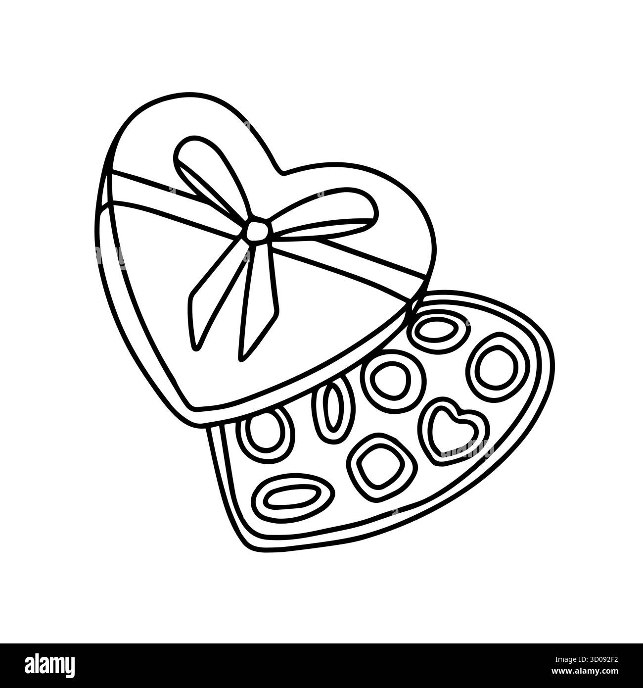 Heart shaped candy icon Stock Vector Images - Alamy