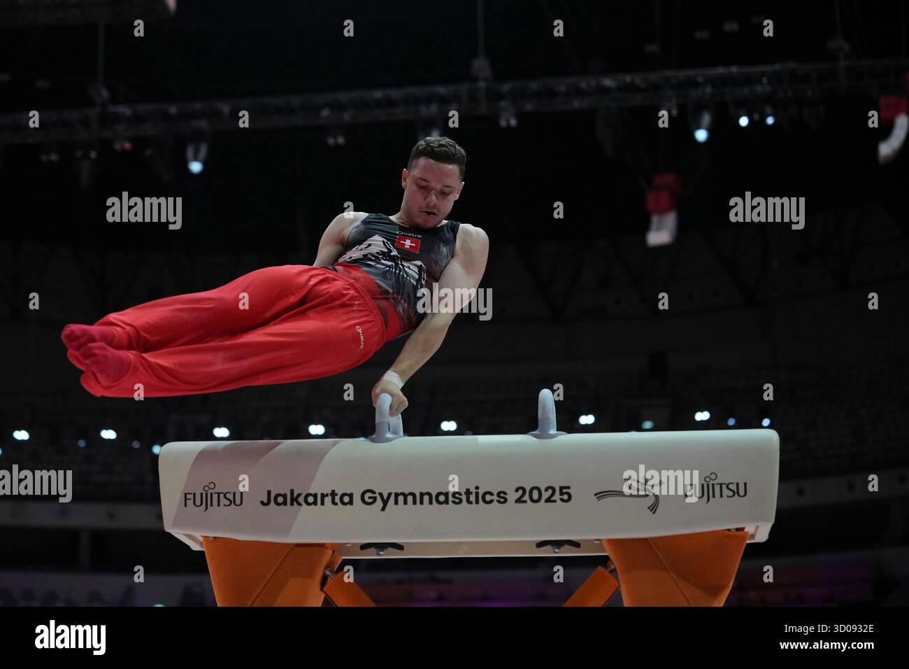 Noe Seifert of Switzerland competes in the Men's All-Around Final ...