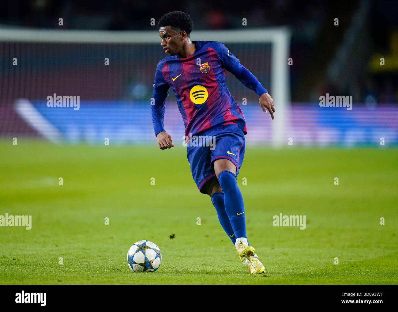 Alejandro Balde of FC Barcelona during the UEFA Champions League match ...