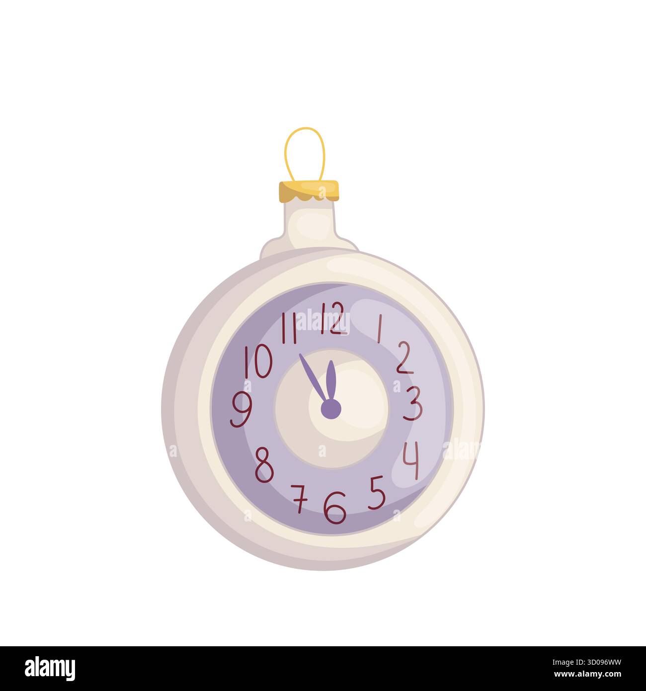 Christmas toy ball isolated Stock Vector Images - Alamy