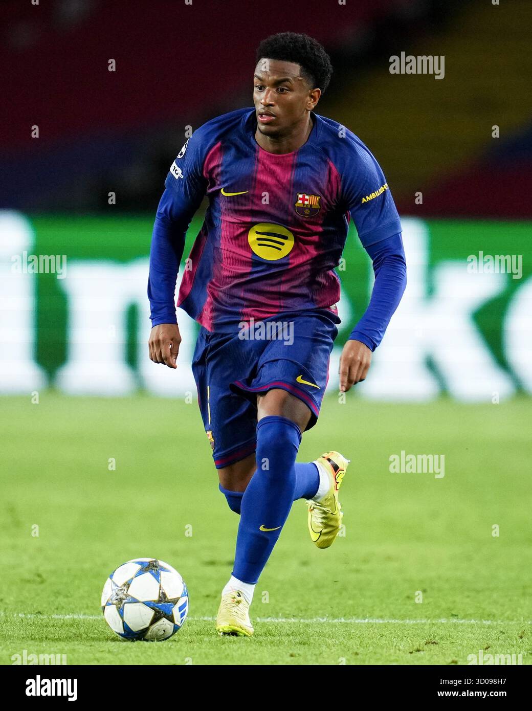 Alejandro Balde of FC Barcelona during the UEFA Champions League match ...