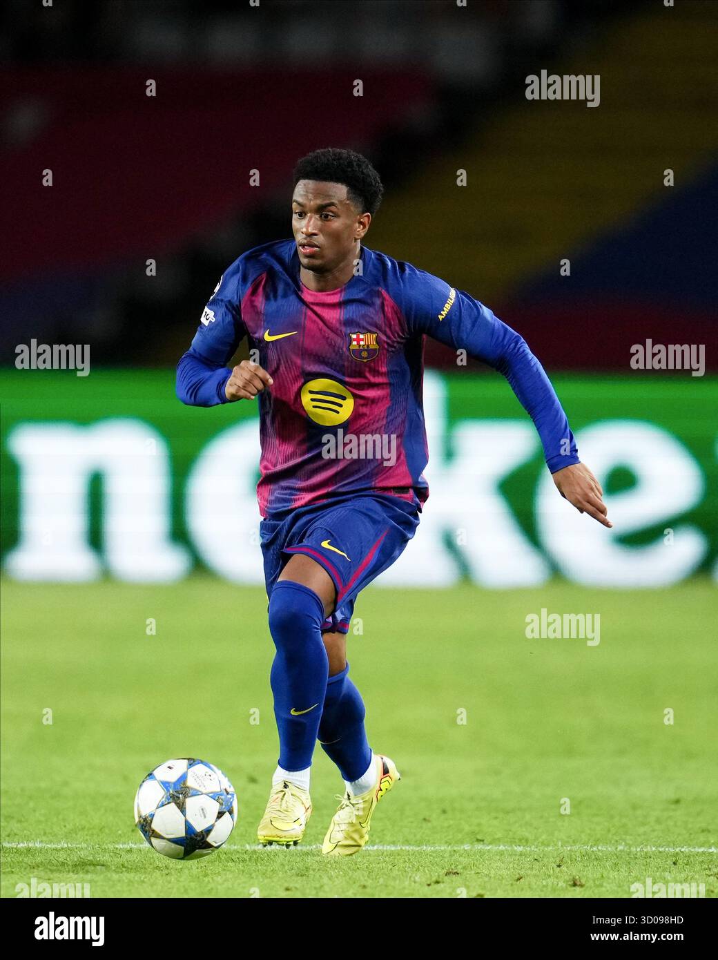 Alejandro Balde of FC Barcelona during the UEFA Champions League match ...