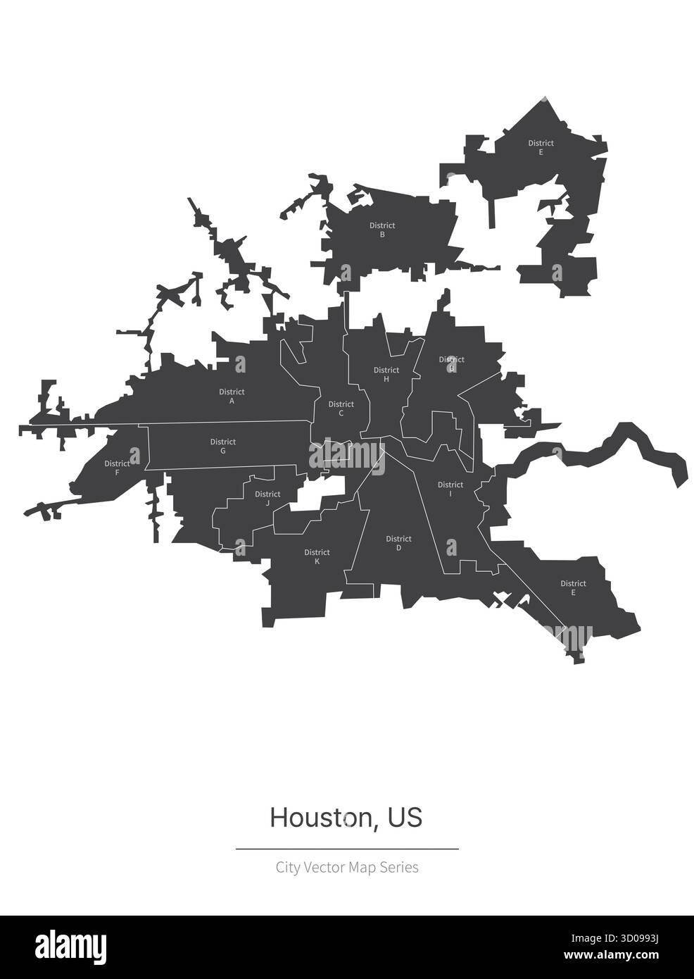 Vector us map states hi-res stock photography and images - Alamy