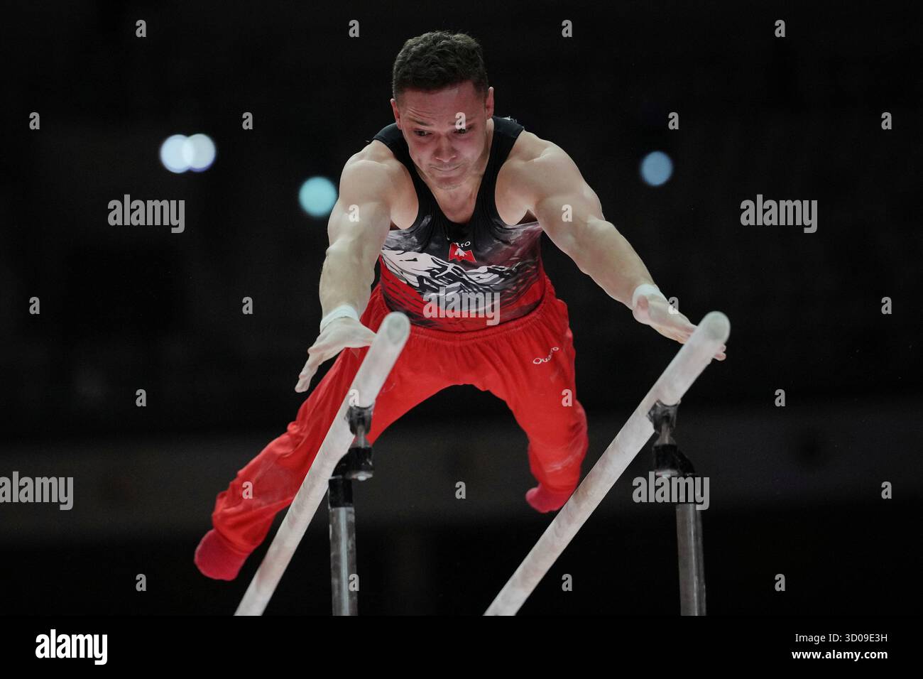 Noe Seifert of Switzerland competes in the Men's All-Around Final ...
