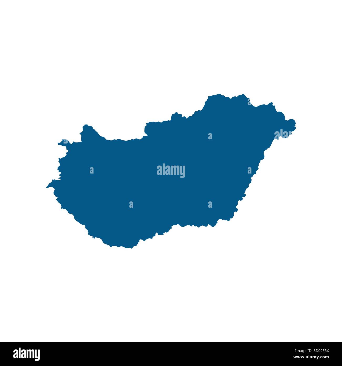 Map of Hungary, sign silhouette. World Map Globe. Vector Illustration ...