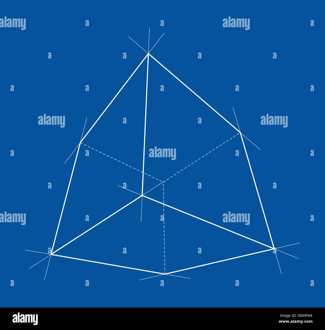 Blue background points technical Stock Vector Images - Alamy