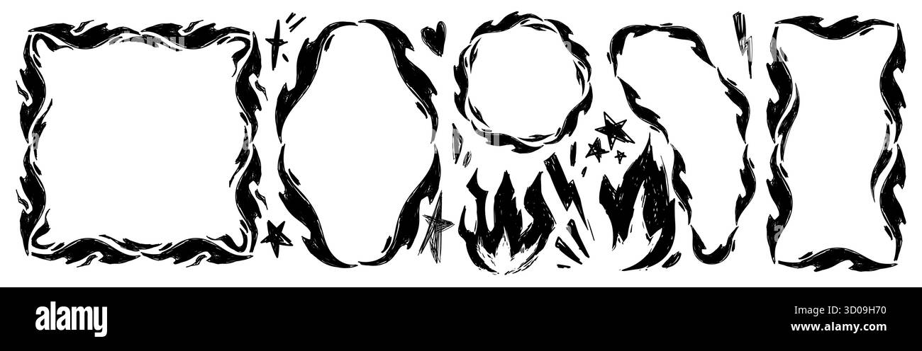 Edgy icon Black and White Stock Photos & Images - Alamy