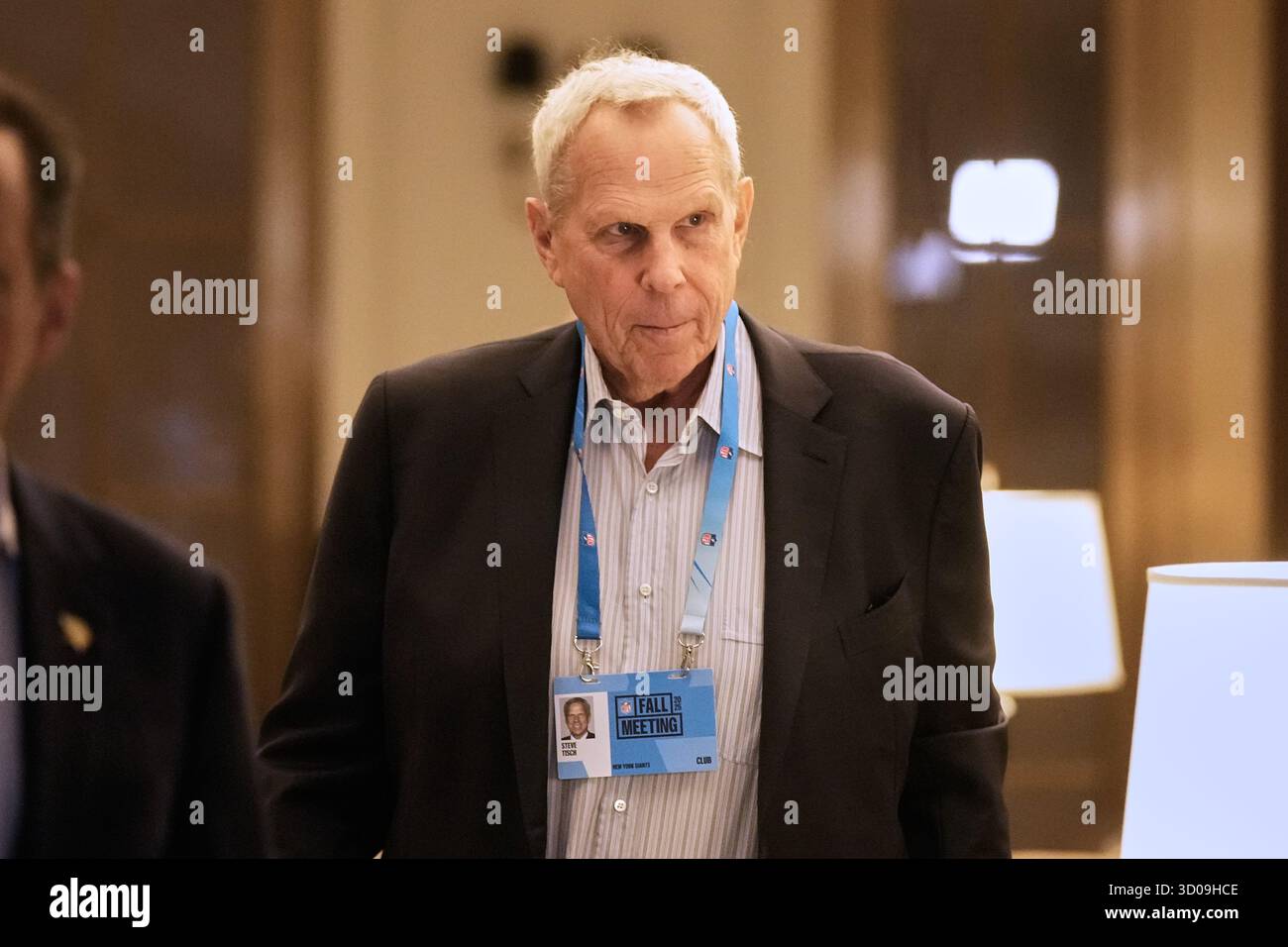New York Giants co-owner Steve Tisch arrives for NFL owners meetings ...