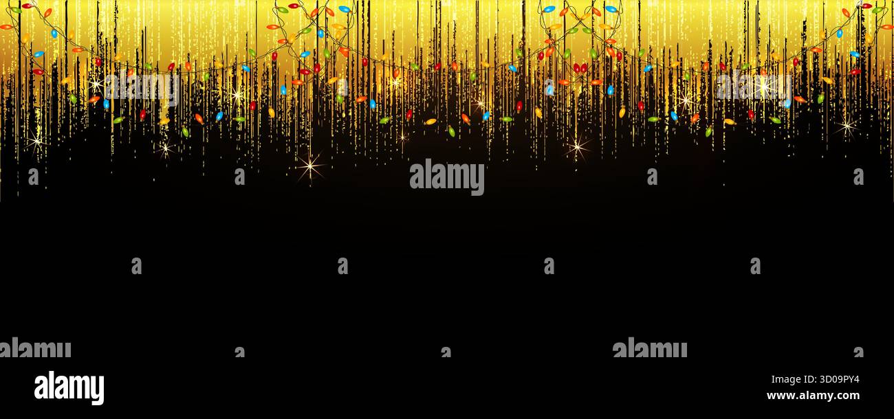 Gold confetti bg Stock Vector Images - Alamy