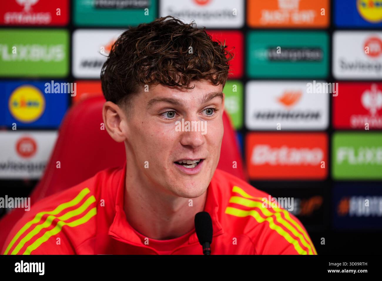 Nottingham Forest's Ryan Yates during a press conference at the City ...