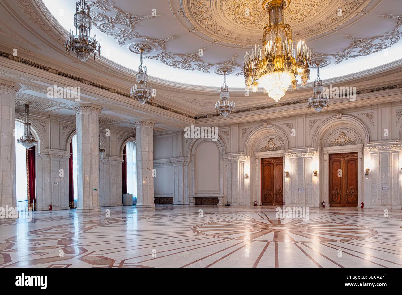 Romania, Bucharest, sector 5, the neo-classical style Palace of ...