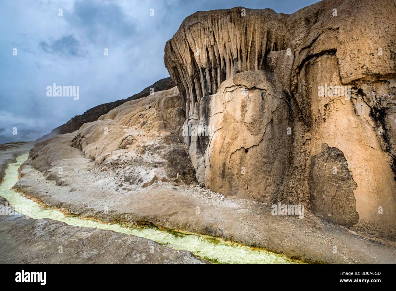 Tajikistan, Gorno-Badakhshan, Ishkashim, hot springs of Garam Chasma ...