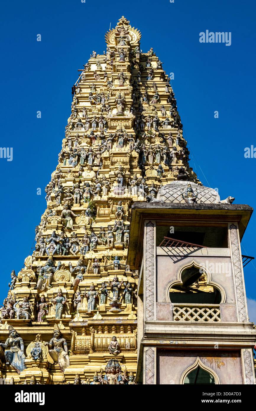 Sri Lanka, Matale town, hindu temple Muthumariamman, dedicated to the ...