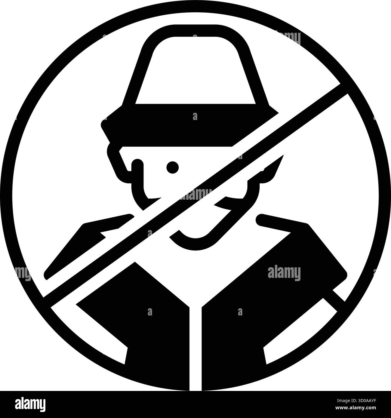 Icon crime prevention Stock Vector Images - Alamy