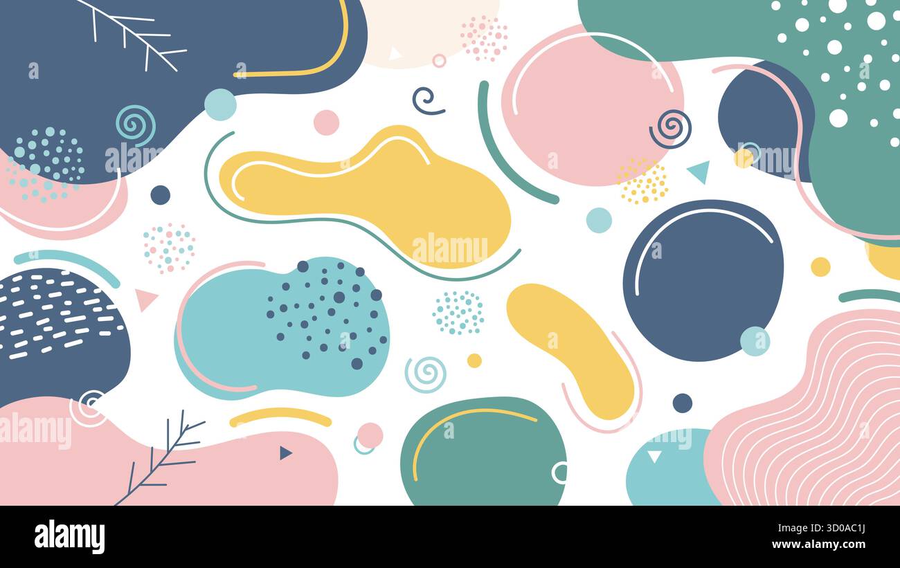 Soft shapes blending Stock Vector Images - Alamy