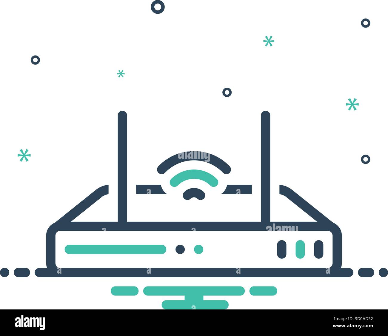 Wifi router point icon Stock Vector Images - Alamy