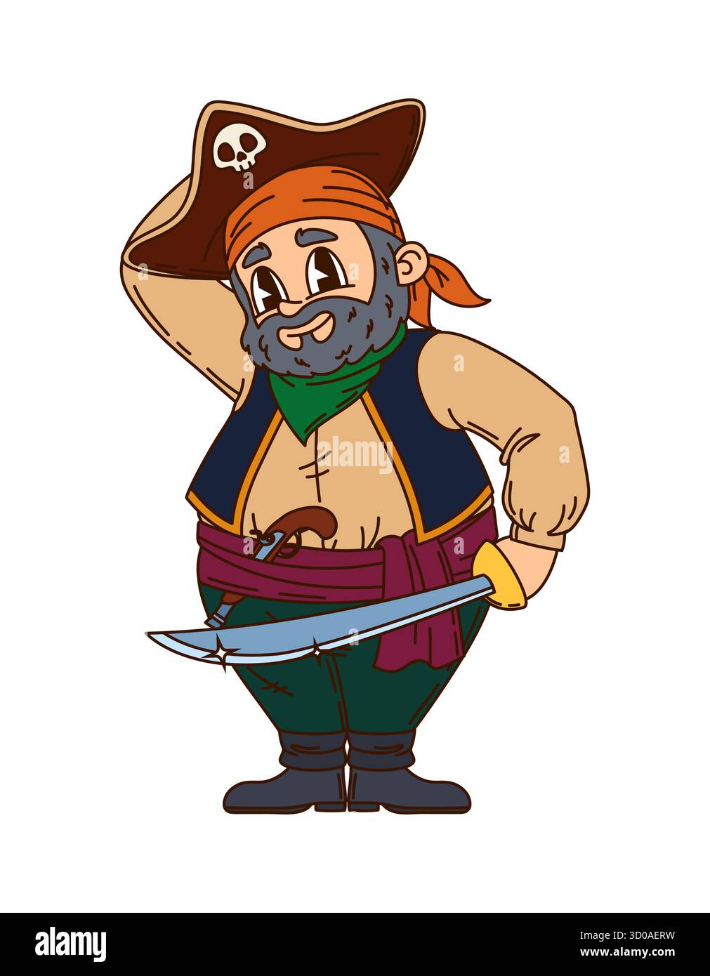 Pirate body Cut Out Stock Images & Pictures - Alamy