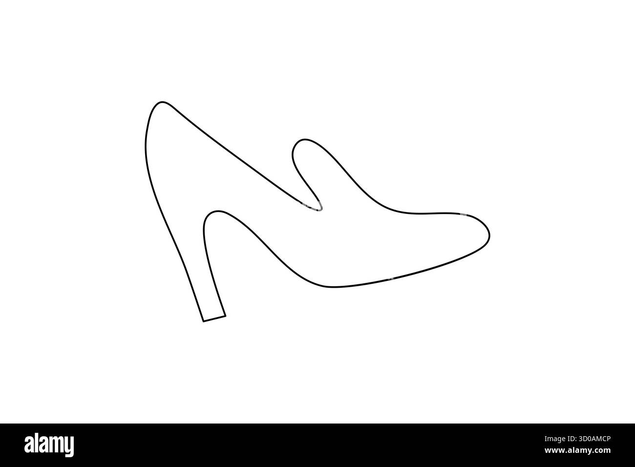 Shoes icon continuous one line drawing minimalist outline vector ...
