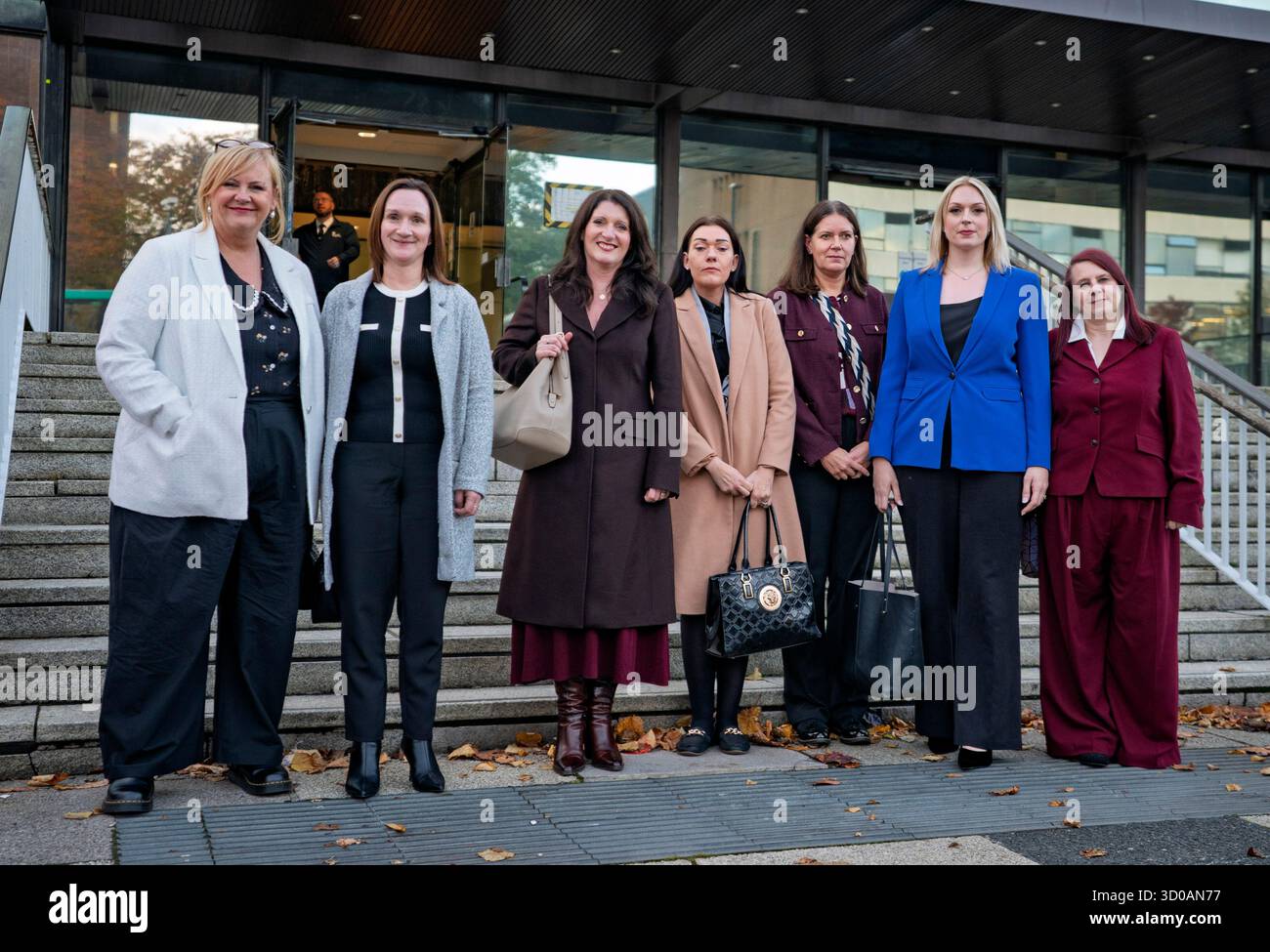 Newcastle, England UK. 22nd October 2025. Scenes of support outside ...