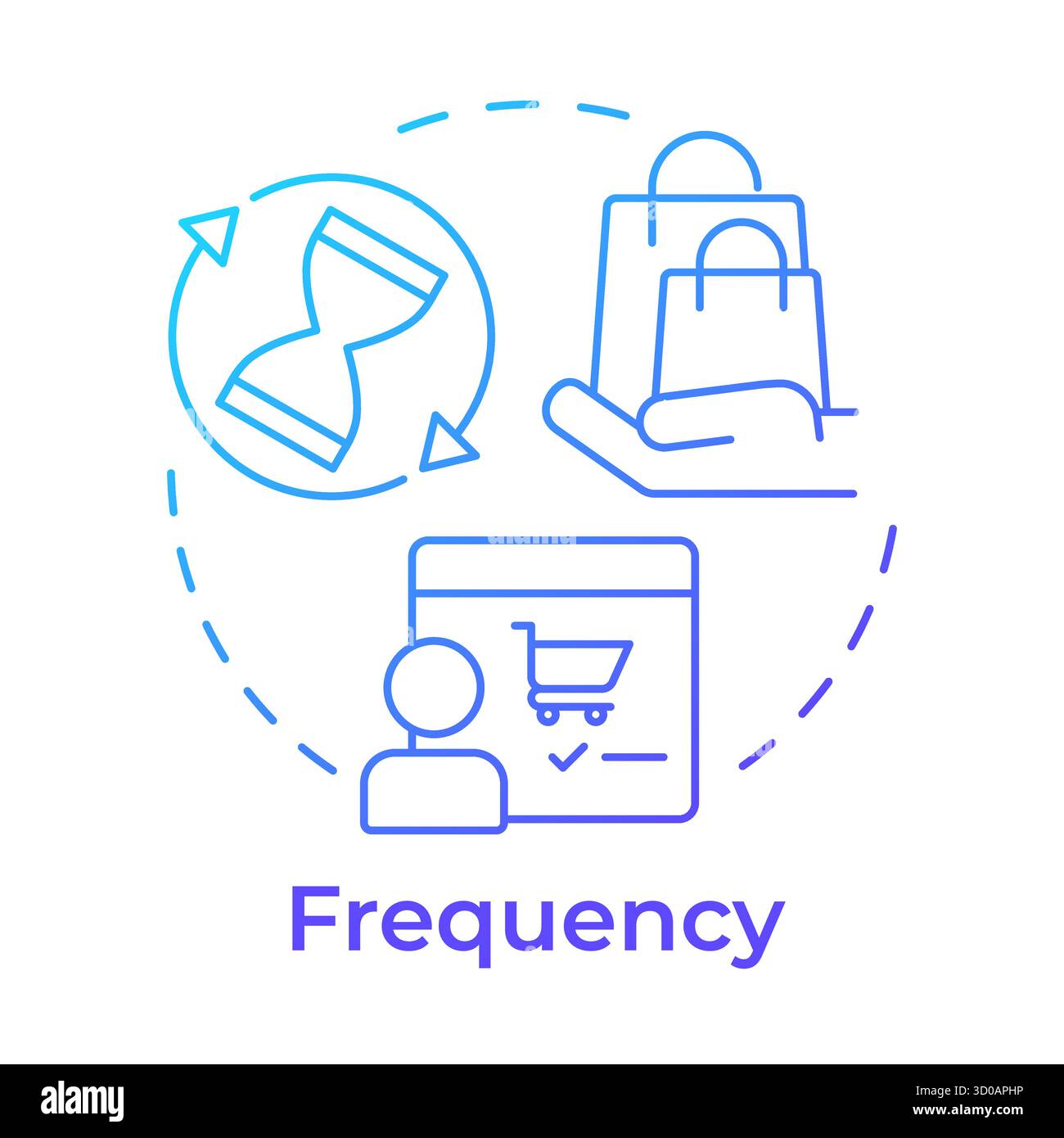 Customer frequency Stock Vector Images - Alamy