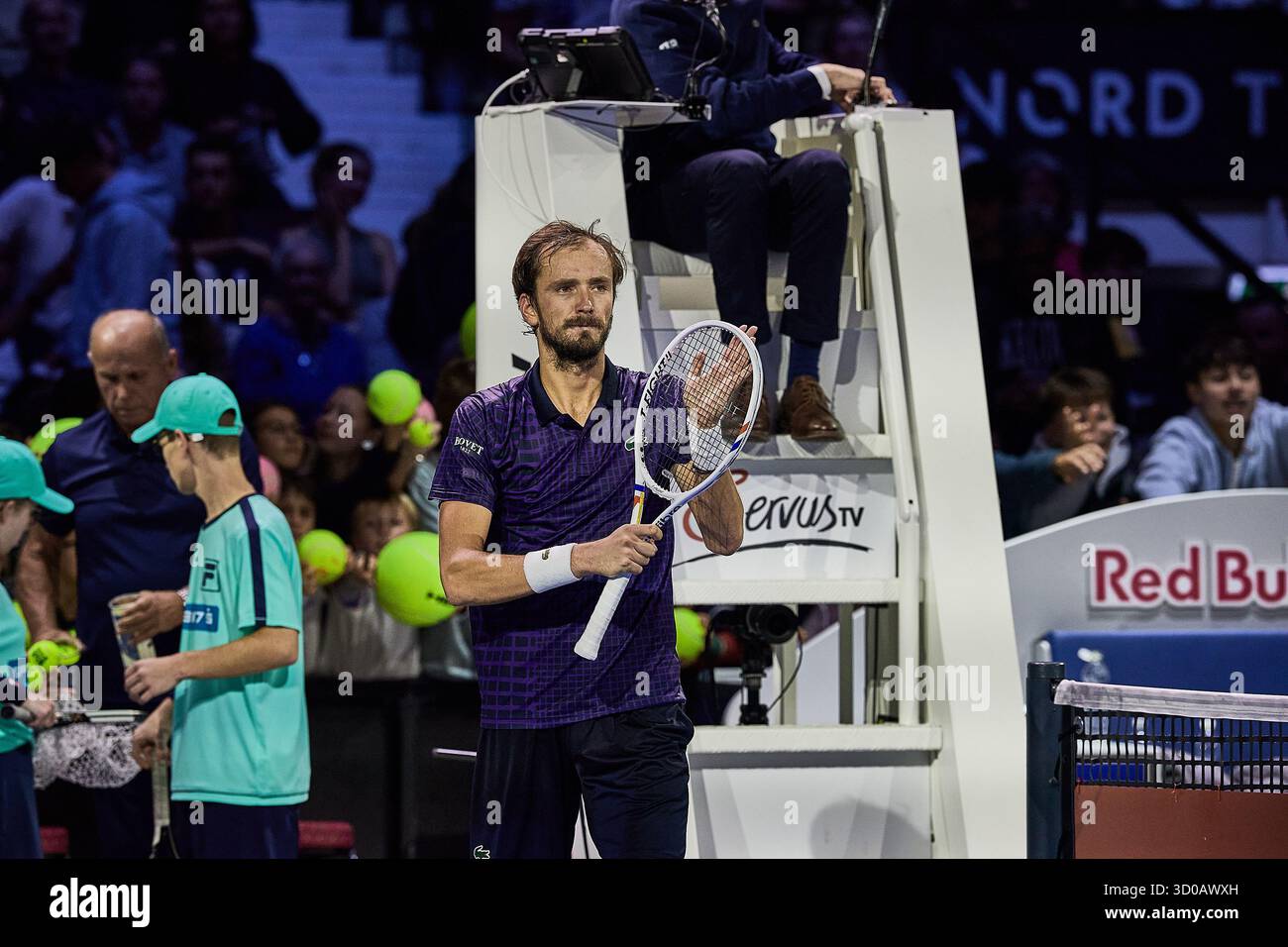 Vienna, Vienna, Austria. 22nd Oct, 2025. Daniil Medvedev celebrate the ...