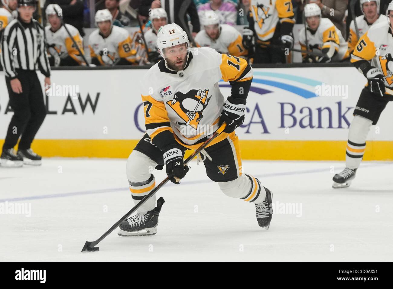 Pittsburgh Penguins right wing Bryan Rust during an NHL hockey game ...